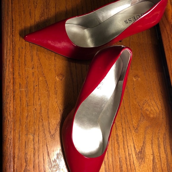 Guess | Shoes | Guess Red Patent Leather Shoes | Poshmark